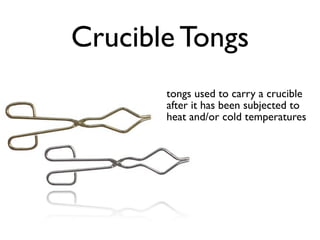 Crucible Chemistry Lab Equipment