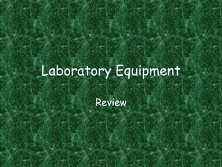 Lab equipment.ppt 2013 | PPT | Chemistry | Science
