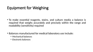 Lab Equipment and materials used in biological techniques | PPTX