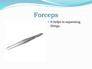 Lab equipment grade 1 | PPTX