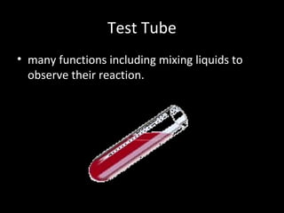 Lab equipment notes | PPT