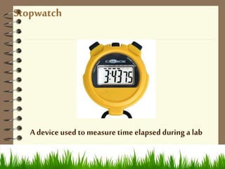 Lab equipment ppt | PPTX