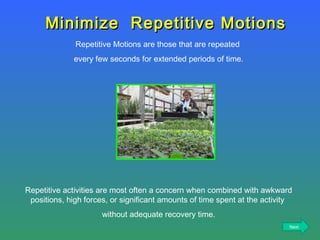 Ergonomics in the Laboratory | PPT