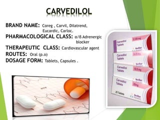Labetalol and carvedilol | PPTX