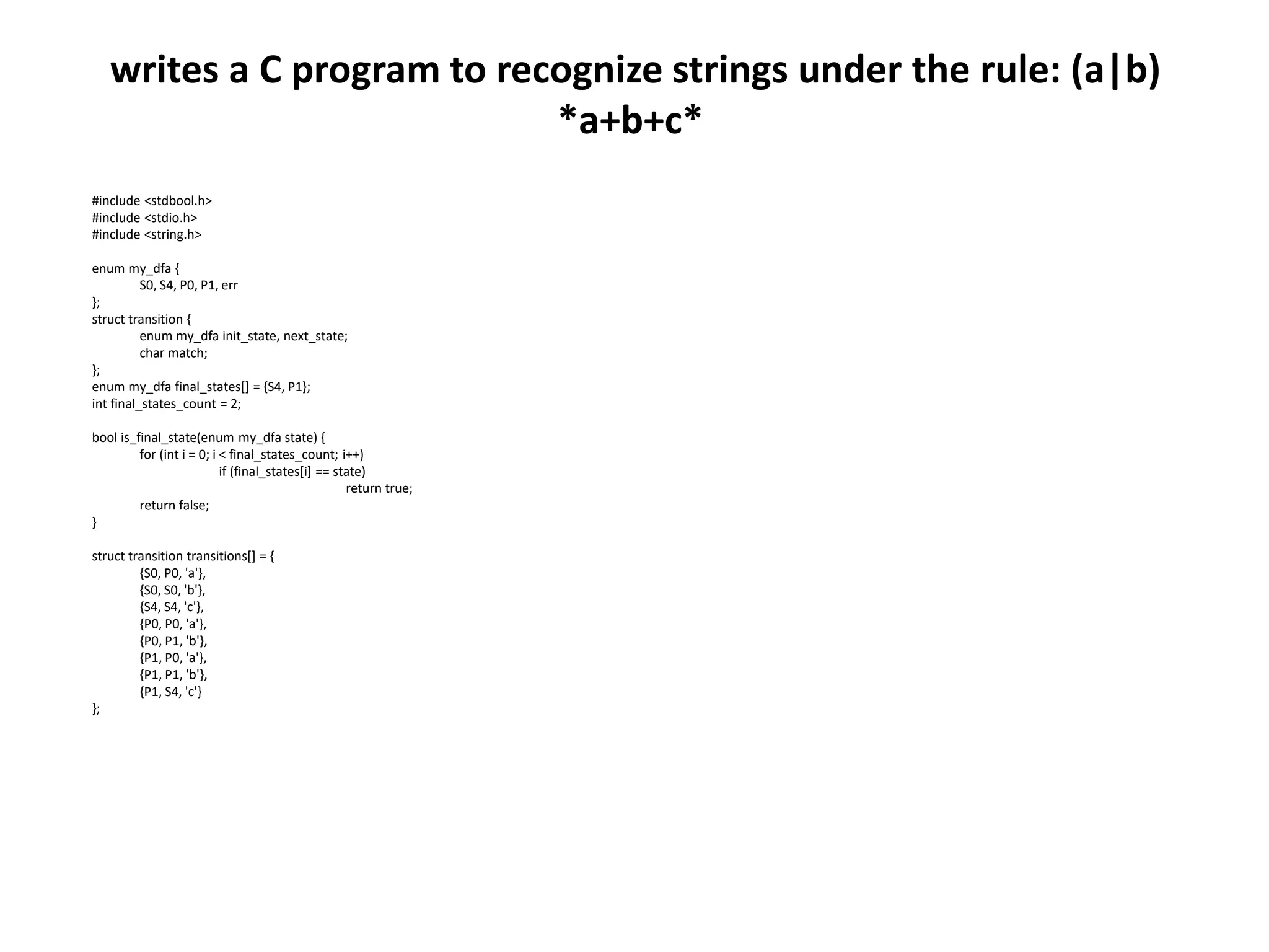 Lab Experiment list for compiler design lab | PPT