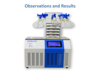 Lab experiment lyophilization | PDF