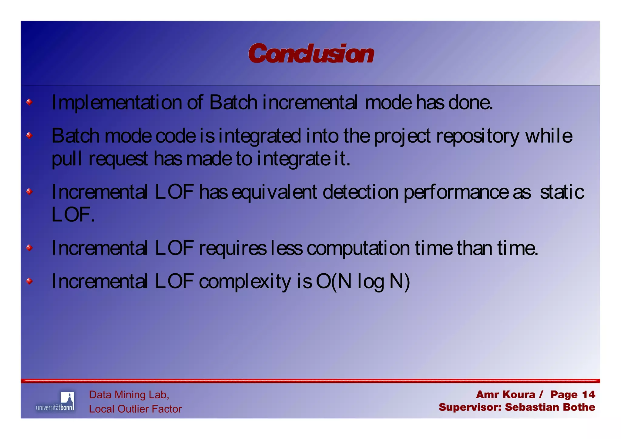 Local Outlier Factor Odp Computer Software And Applications Computing