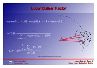 Local Outlier Factor | ODP