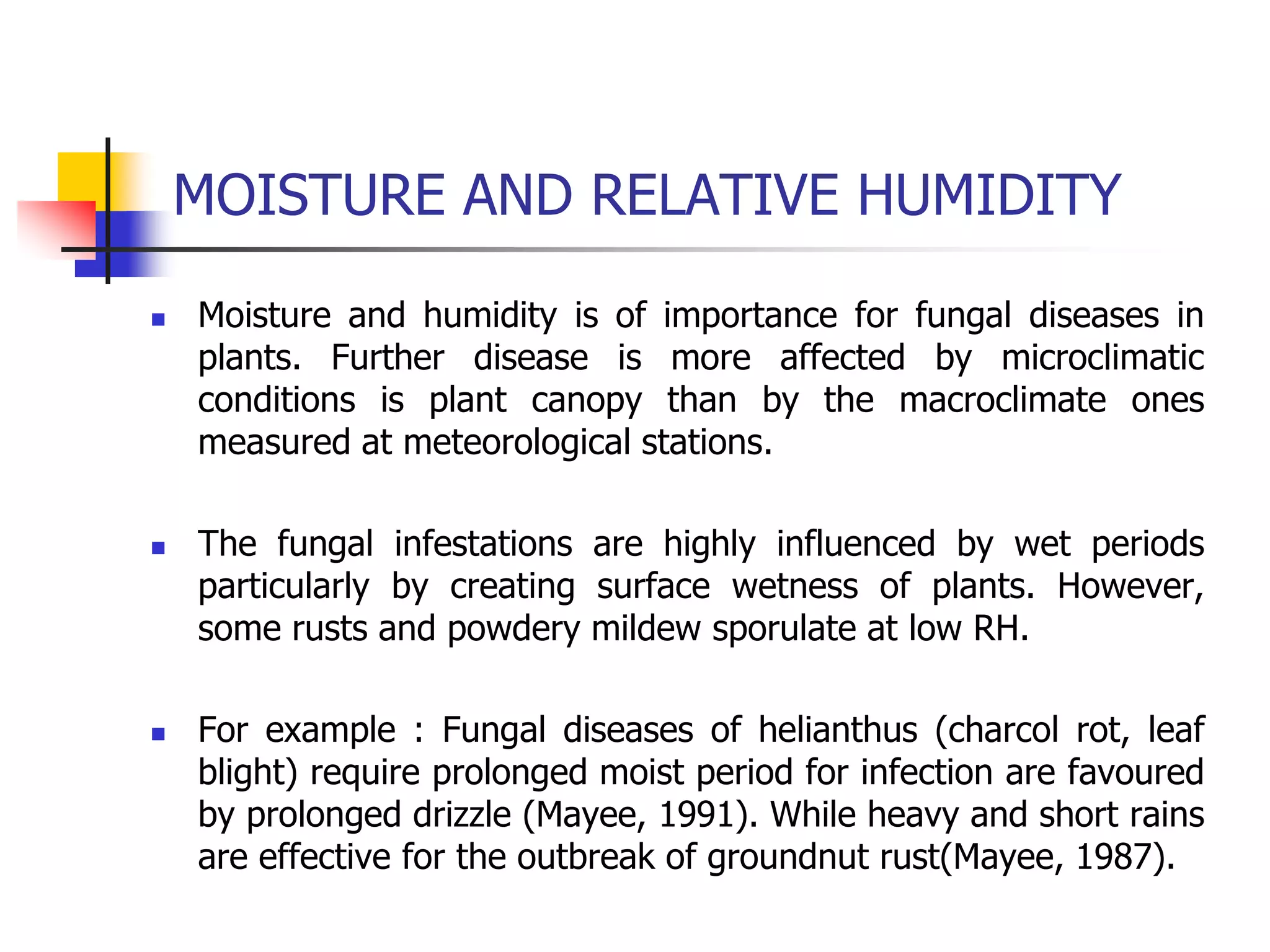 Forecasting of pest and diseases based on weather | PPT