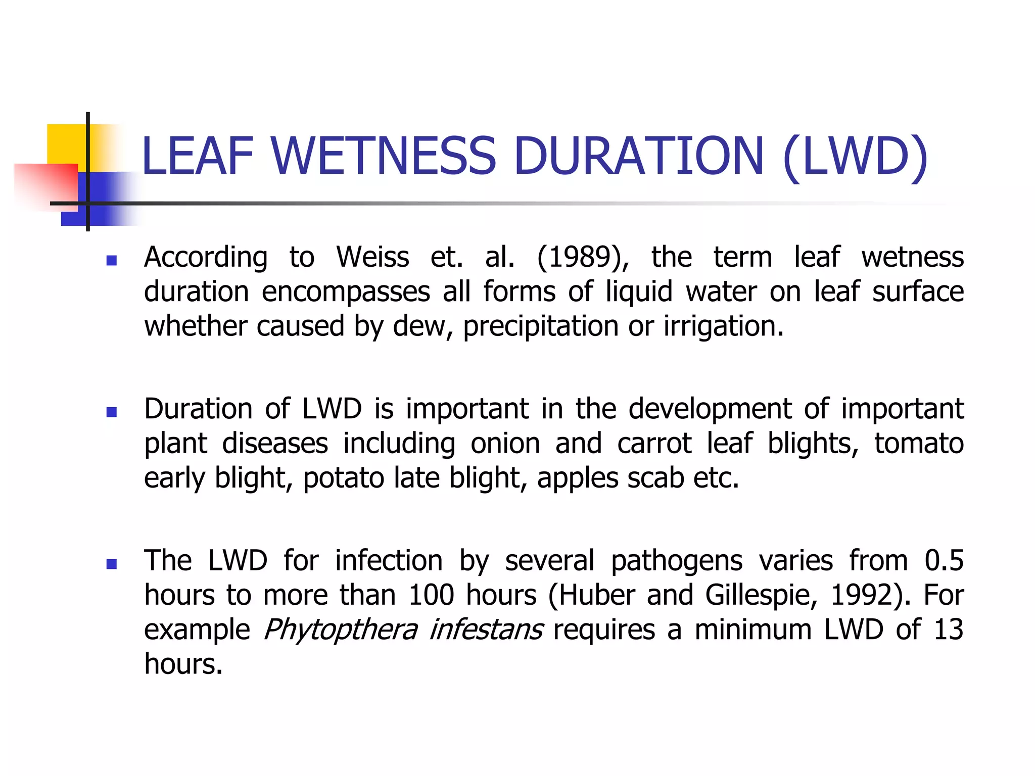 Forecasting of pest and diseases based on weather | PPT | Agriculture ...