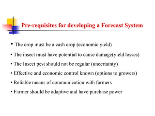 Forecasting of pest and diseases based on weather | PPT