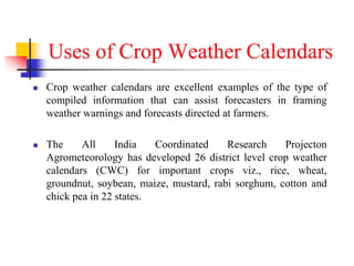 Forecasting of pest and diseases based on weather | PPT