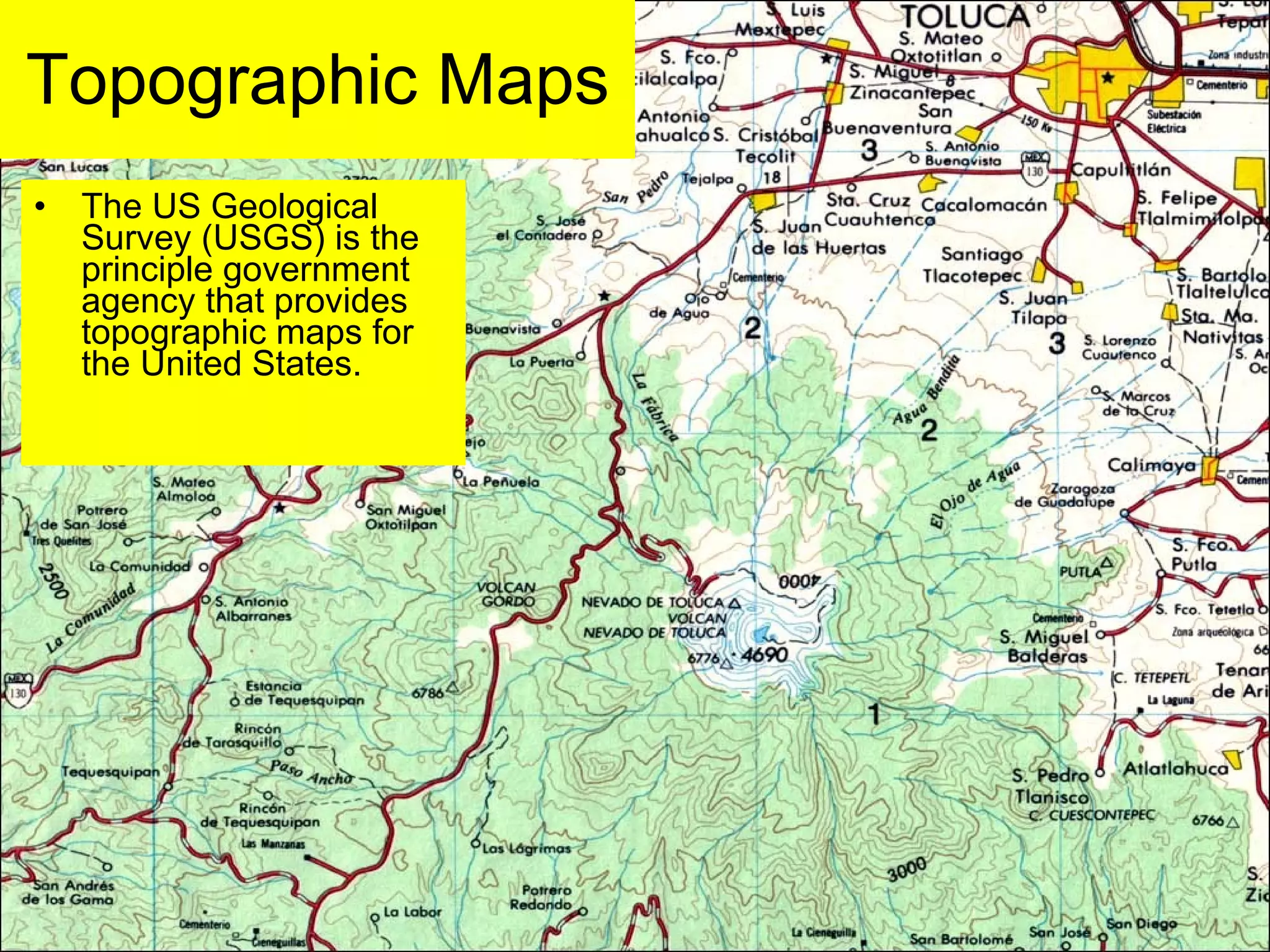Lab five us geological survey topographic maps & us public | PPT