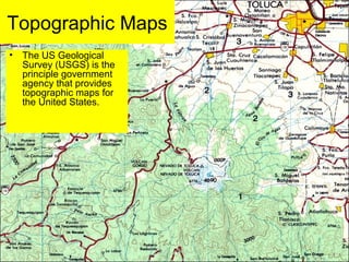 Lab five us geological survey topographic maps & us public | PPT