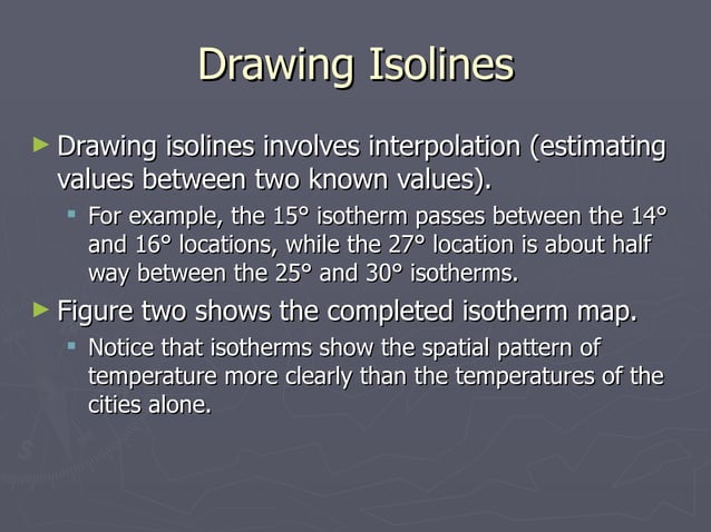 Lab four isolines and contour lines | PPT