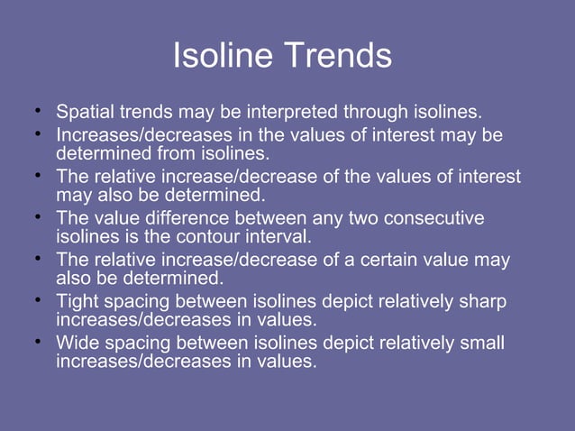 Lab four isolines and contour lines | PPT