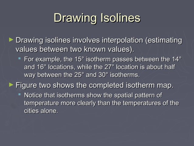 Lab four isolines and contour lines | PPT