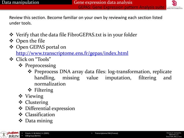 Lab Gene Expression Data Analysis | PPTX