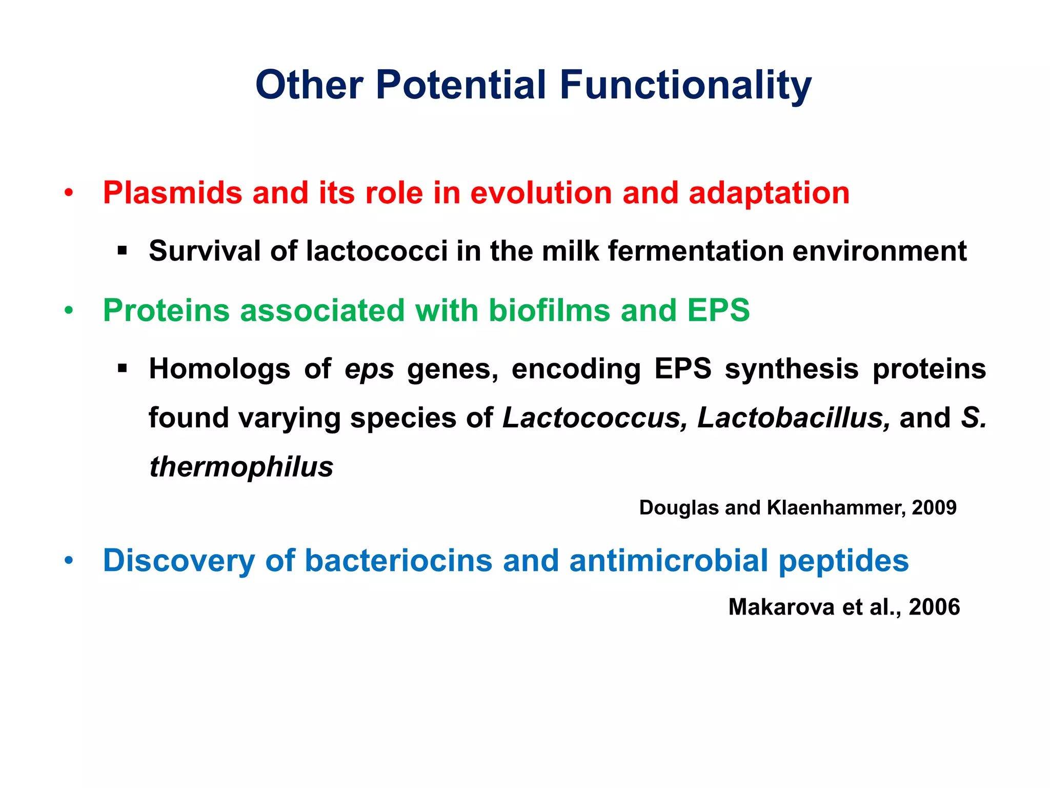 Lactic acid bacteria whole genome sequencing | PPTX