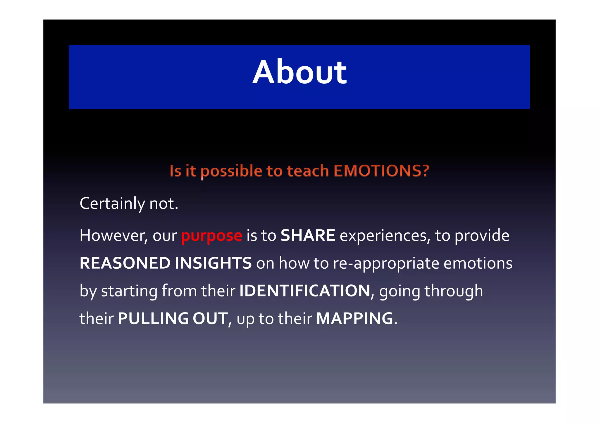INTERNATIONAL LABORATORY OF GEO-MAIEUTICS AND EMOTIONAL MAPPING | PPT