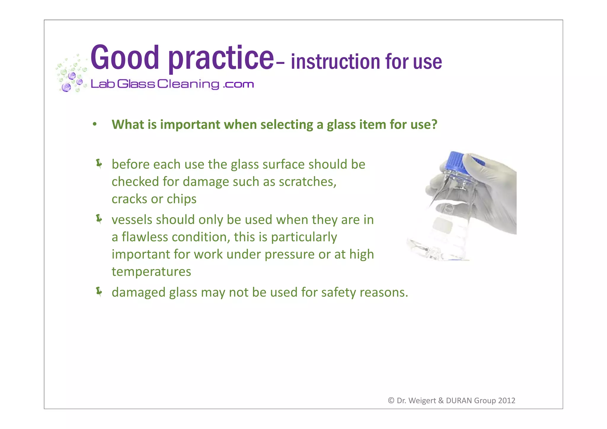 Lab glass cleaning | PDF