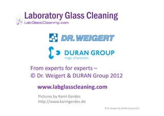 Lab glass cleaning | PDF