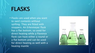 Lab glassware & their uses | PPTX