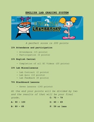 Lab Grading System | DOCX