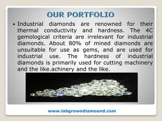 Lab grown diamonds | PPTX