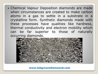 Lab grown diamonds | PPTX