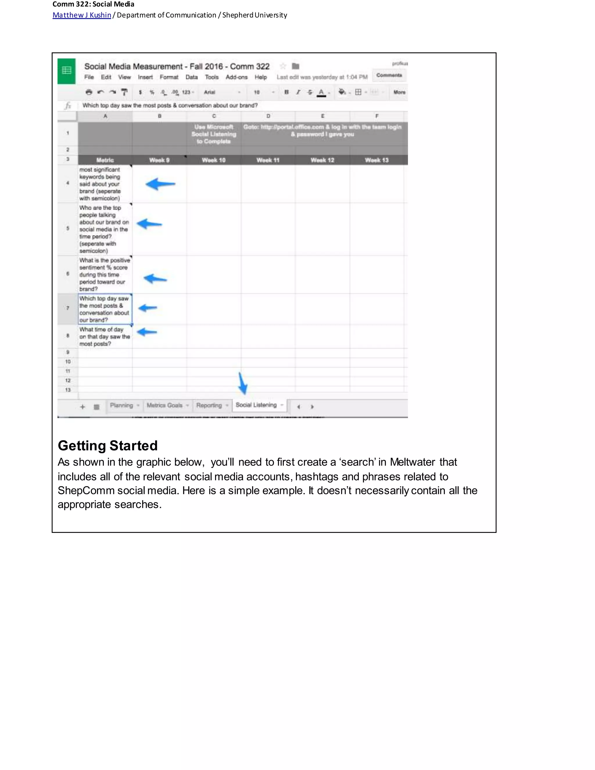 Step by Step Guide to Using Meltwater | DOCX