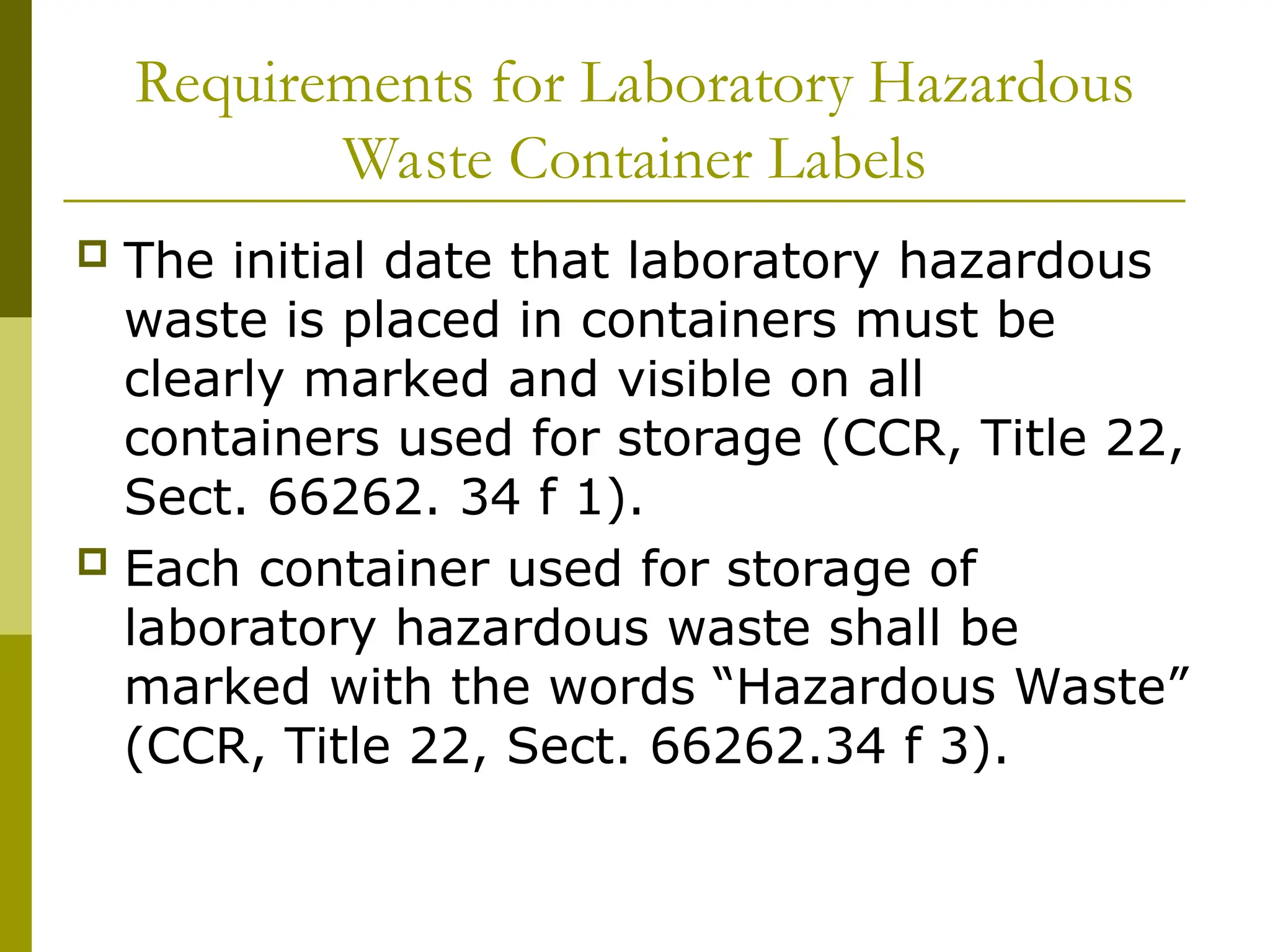 Lab hazard identify and prevent presentation | PPT