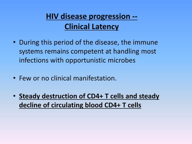 Laboratory monitoring of Progression of HIV | PPT