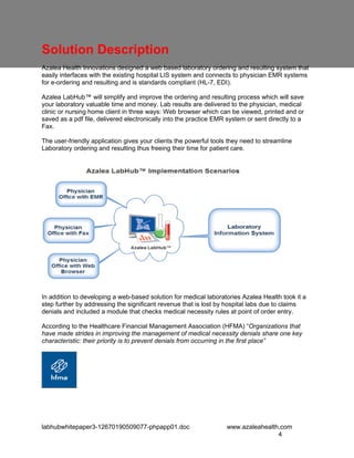 Increase Hospital Lab Revenue | DOC