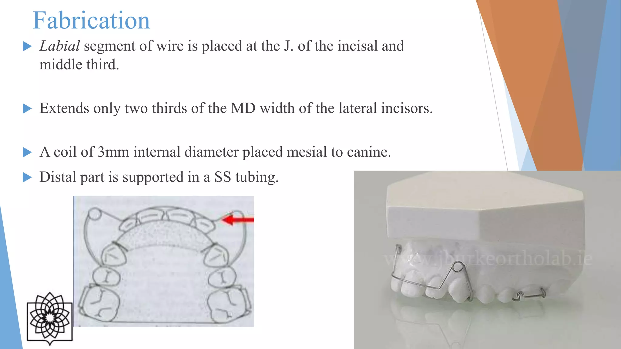 Labial bow Functions , Constructions , Types & Indications. | PPTX