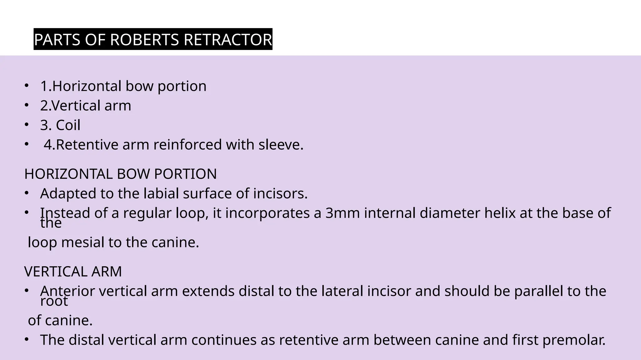 LABIAL BOW.pptx orthodontics required for bds | PPTX