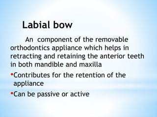 Labial bows | PPTX