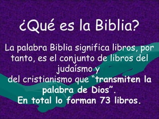 La Biblia | PPT