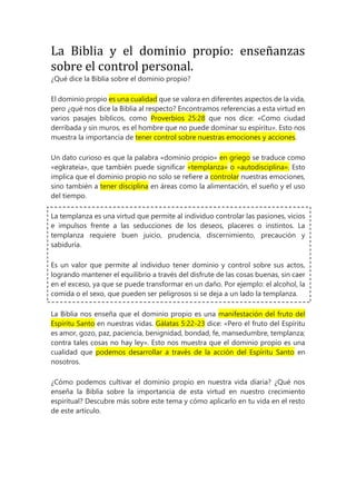 La Biblia y el dominio propio 00000.docx