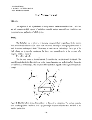 Lab ii hall measurement | DOC