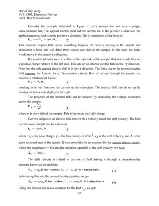 Lab ii hall measurement | DOC