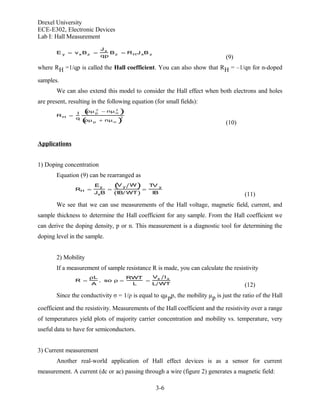 Lab ii hall measurement | DOC