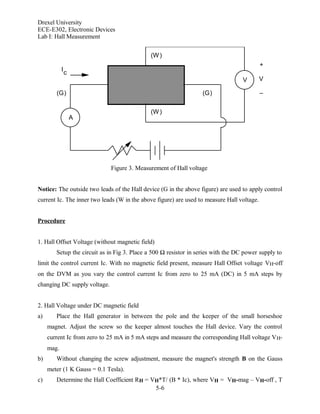Lab ii hall measurement | DOC