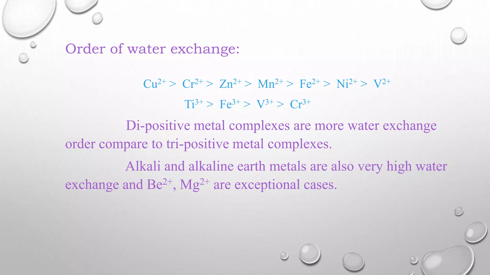 Labile & inert and substitution reactions in octahedral complexes | PPTX