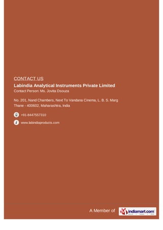 Labindia Analytical Instruments Private Limited, Thane, Dissolution ...