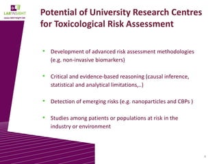 Lab'InSight Toxicological Risk Assessment UCL - LTAP 24.10.2013
