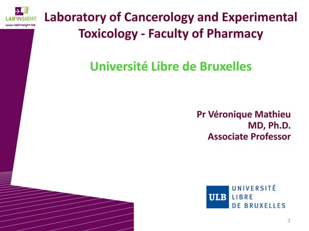 Lab'InSight Toxicological Risk Assessment présentation ULB 24.10.13