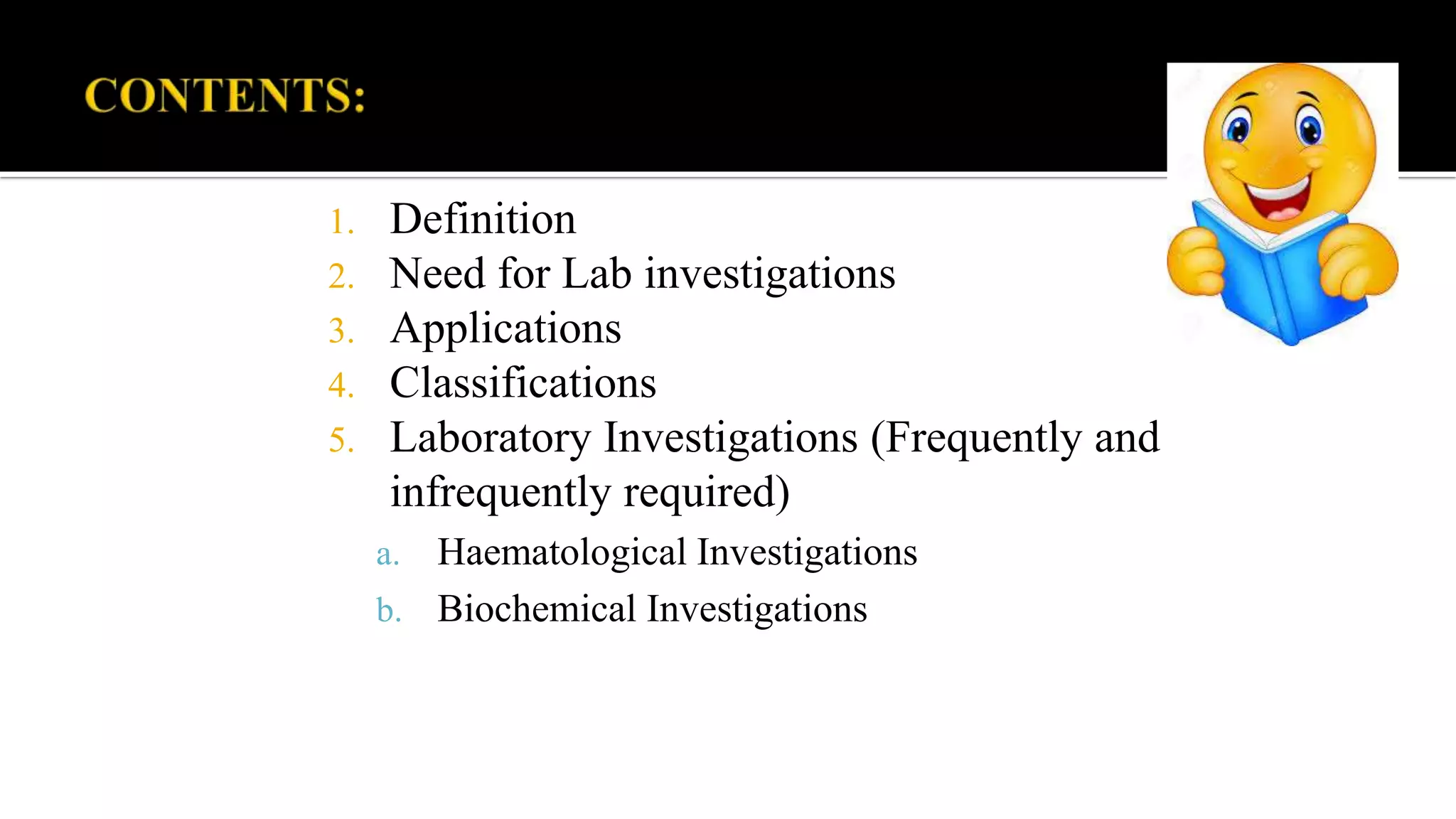 Laboratory investigations in dentistry | PPTX