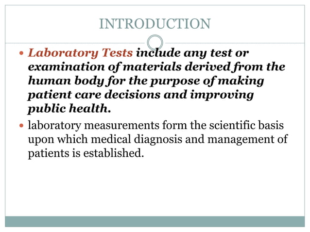 Lab investigations in OMFS- ih | PPTX