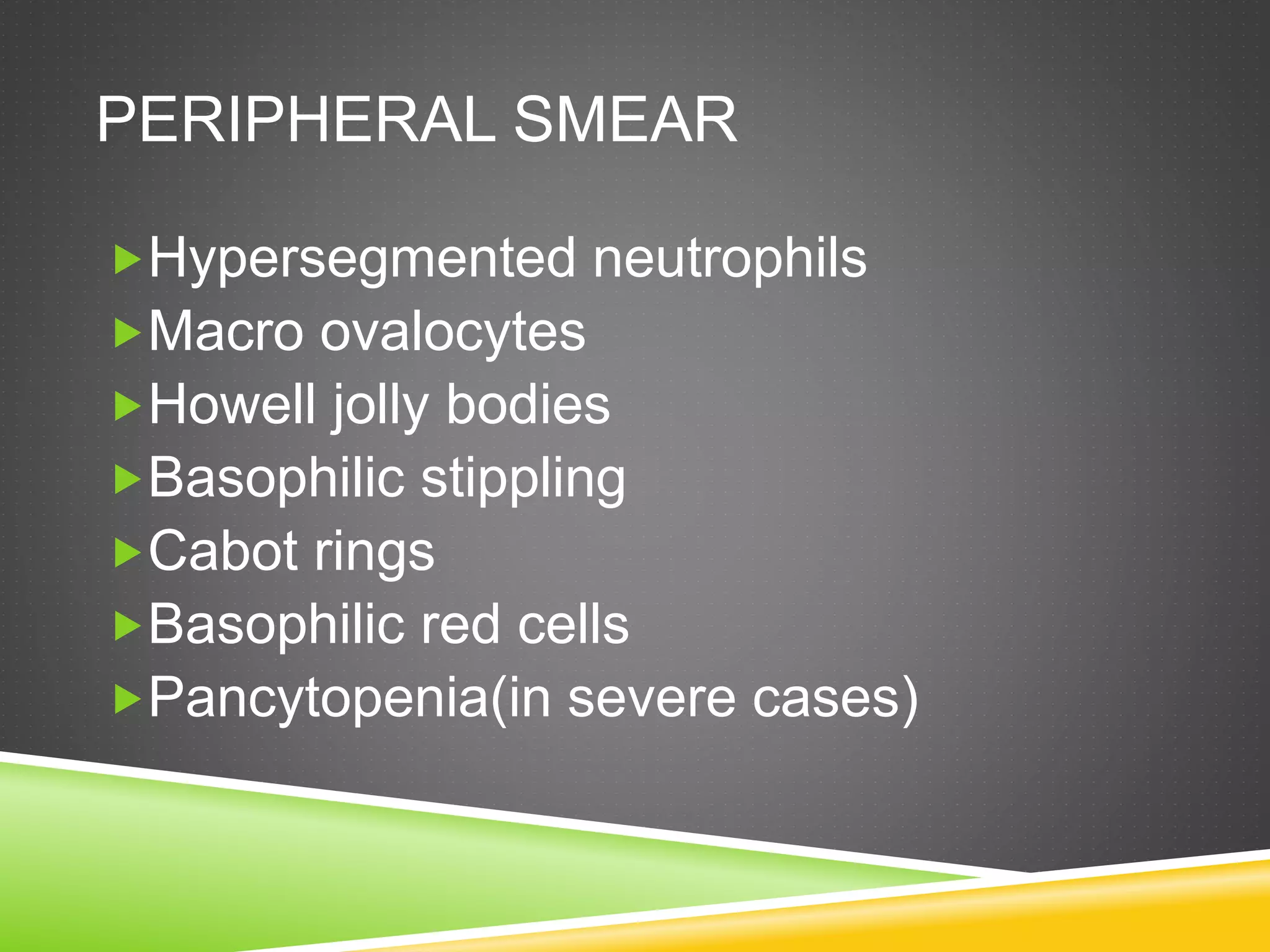 Lab investigations of megaloblastic anaemia | PPTX
